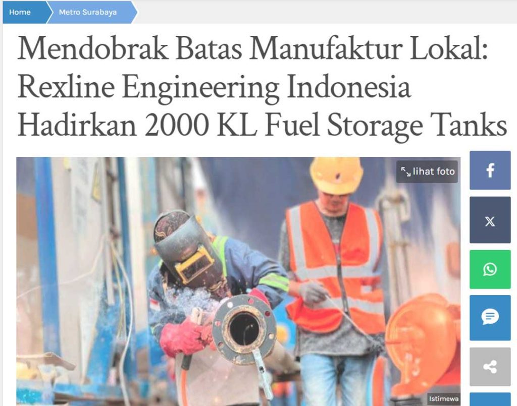 Mendobrak Batas Manufaktur Lokal: Rexline Engineering Indonesia ...